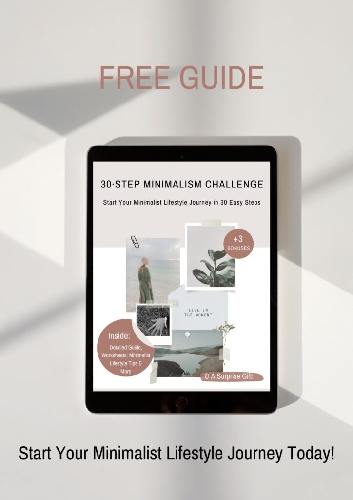Minimalism Challenge: Becoming A Minimalist In 30 Easy Steps (FREE Guide) | M·Style Alley