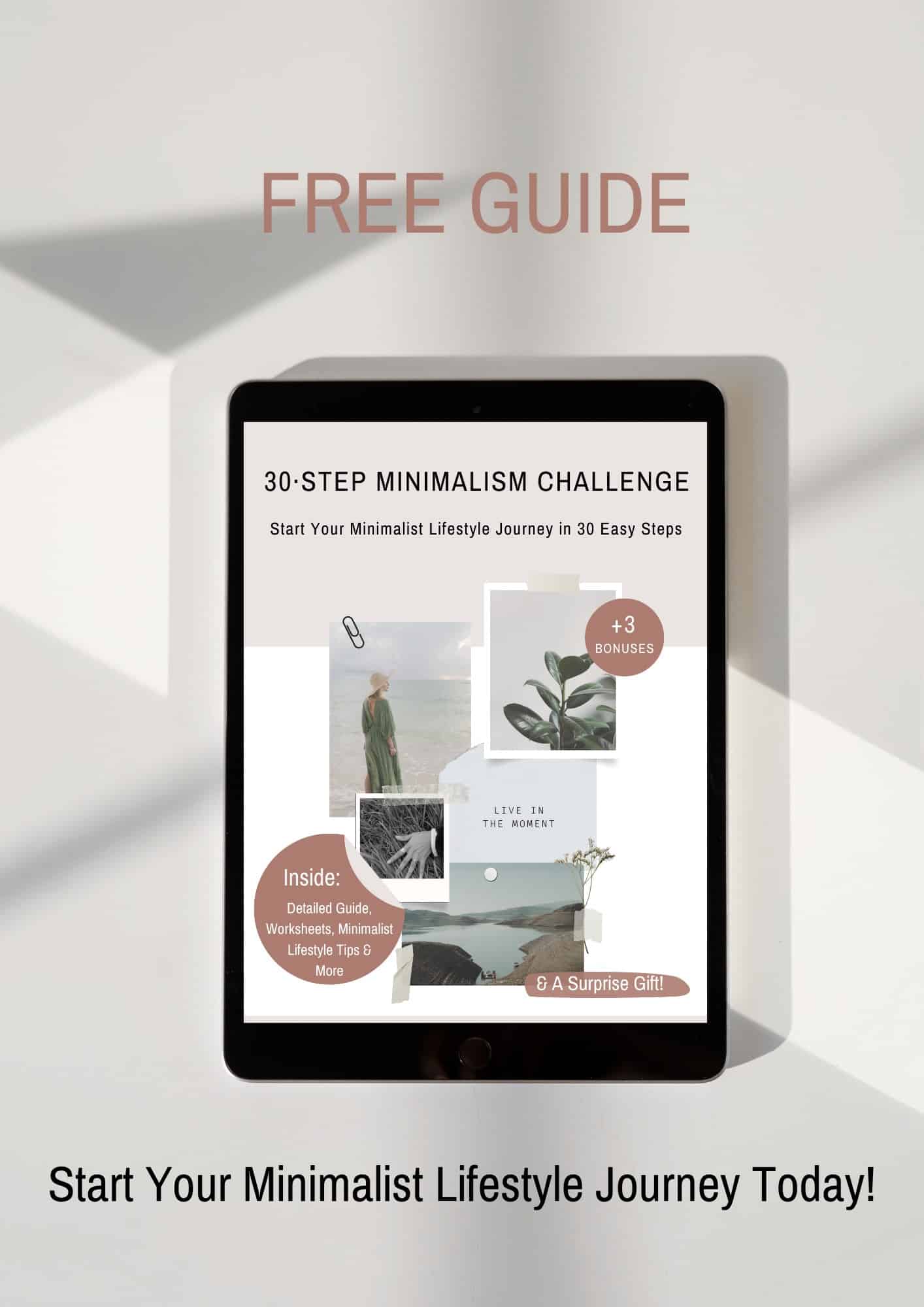 30-Step Minimalism Challenge - FREE Guide | M·Style Alley